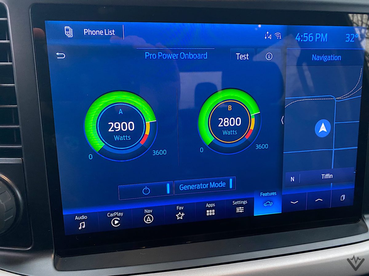 Can you charge a Tesla with the Pro Power Onboard generator on the Ford ...