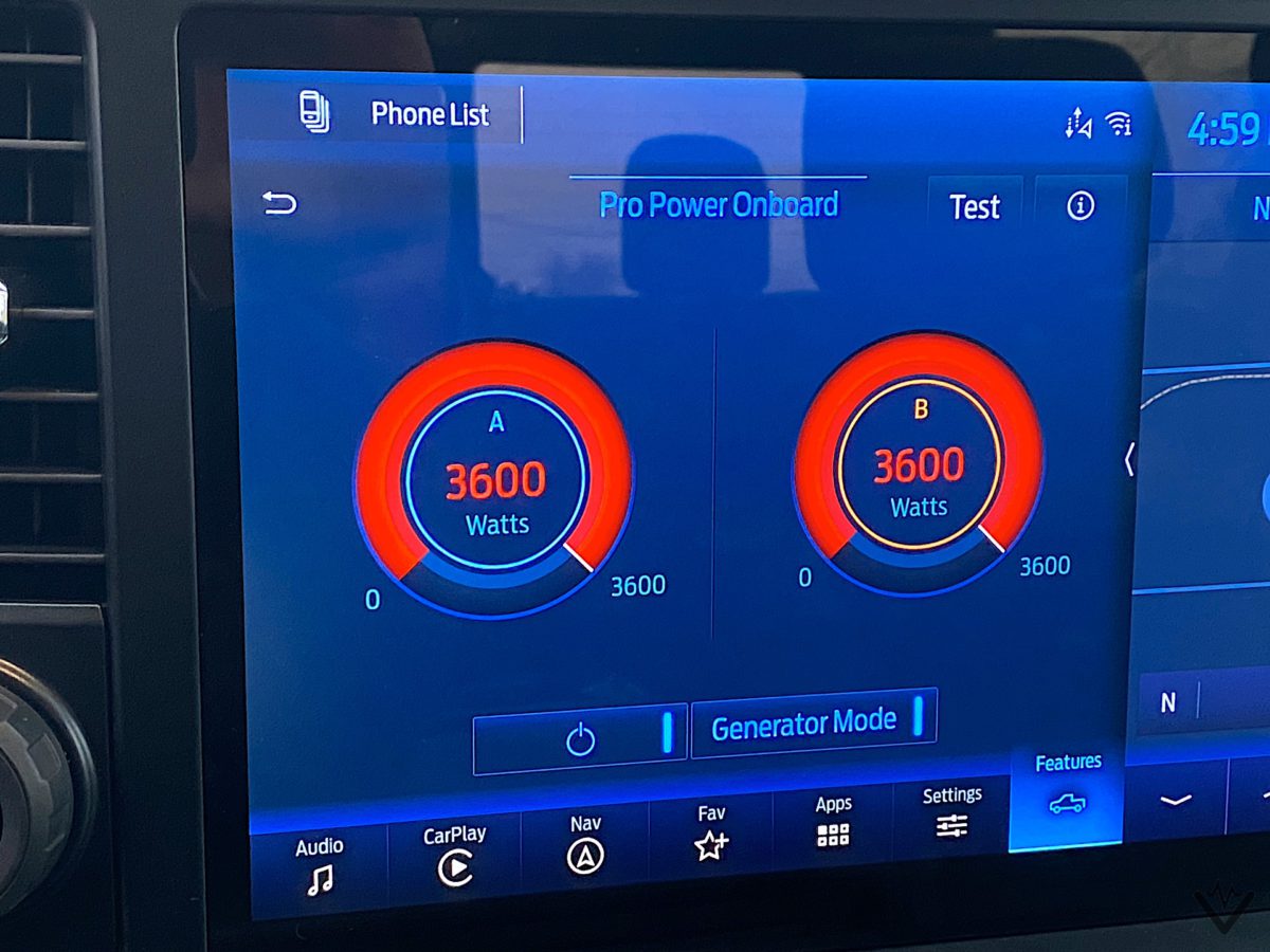 Can you charge a Tesla with the Pro Power Onboard generator on the Ford ...