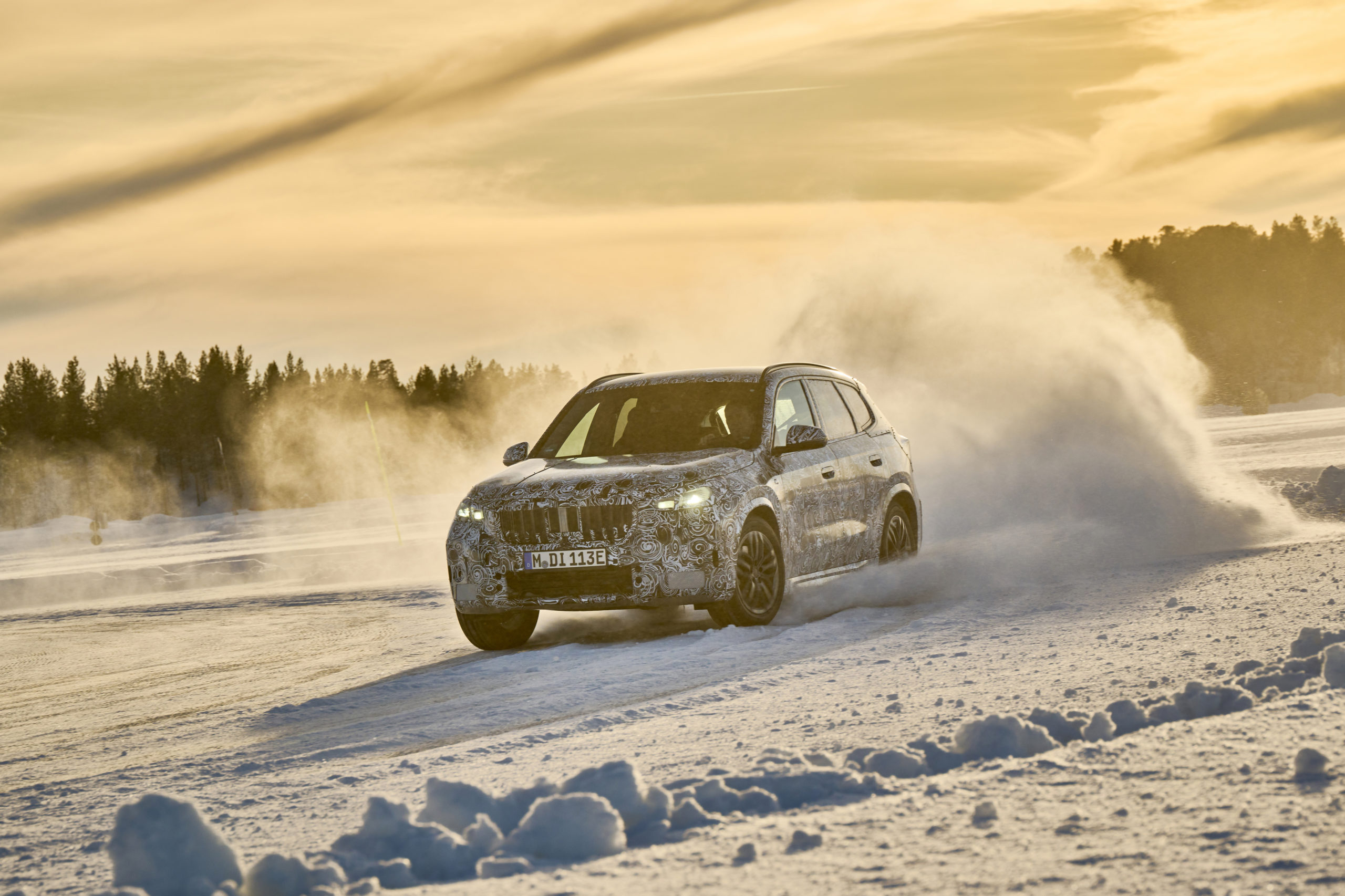BMW iX1 undergoes final winter testing ahead of world debut - EV Pulse