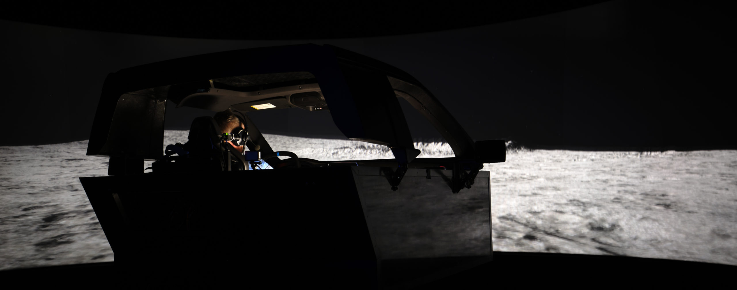 We drive the Lockheed Martin and General Motors lunar rover on the moon ...