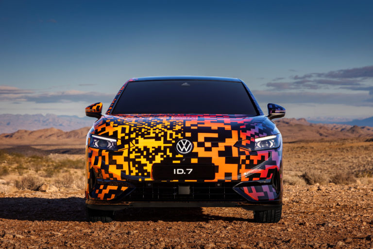 Volkswagen ID.7 all-electric sedan unveiled at CES in Las Vegas - EV Pulse