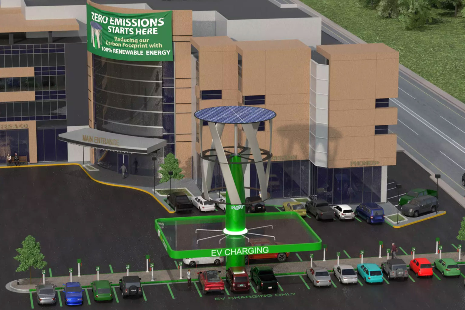 Meet the Wind and Solar Tower, an EV charging solution that could ...