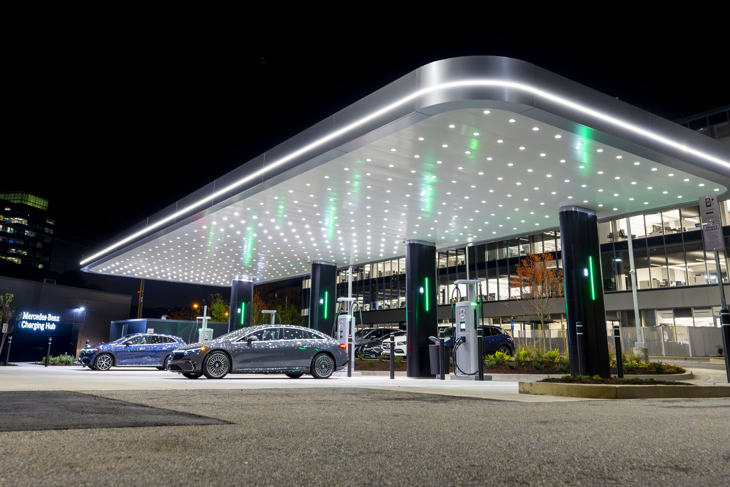 EV ownership elevated: Mercedes-Benz opens luxurious new charging hub ...
